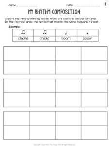 Rhythm Composing Using Picture Books FREEBIE - Teach From The Stage