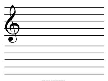 Staff Mat FREEBIE for the Music Classroom - Teach From The Stage
