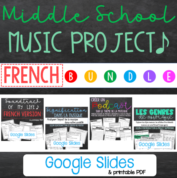 Music Projects for Middle School Students - Teach From The Stage