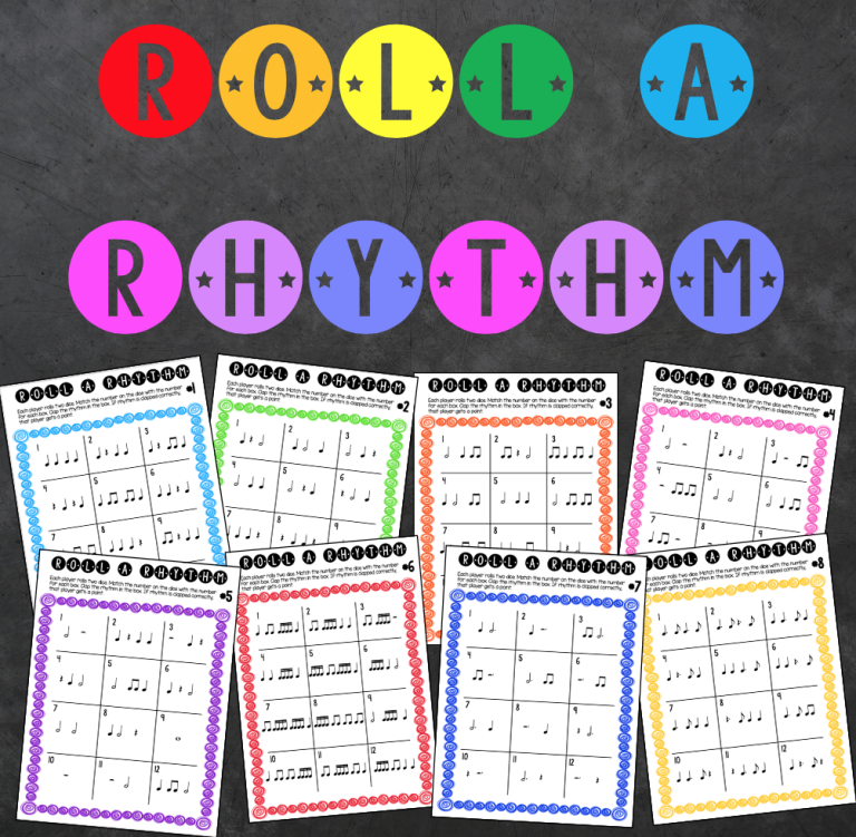 Roll a Rhythm: Music Dice Game - Teach From The Stage