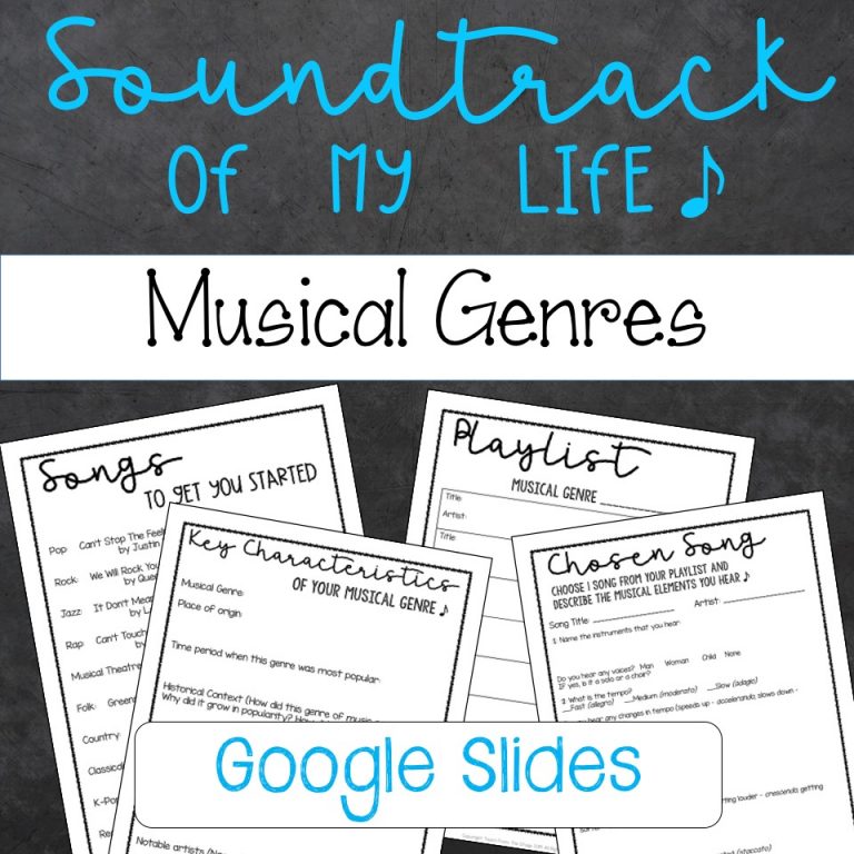 Musical Genres Project - Teach From The Stage