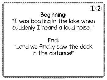Drama Beginning/End Scene Cards - Teach From The Stage