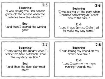 Drama Beginning/End Scene Cards - Teach From The Stage