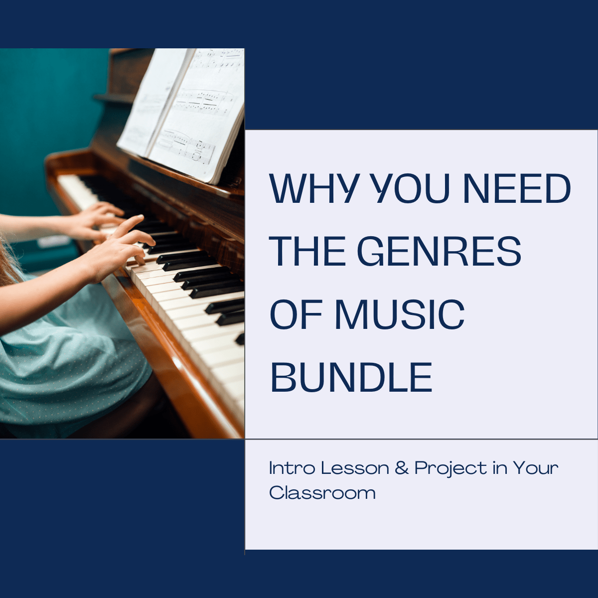 Genres of Music Lesson & Project – Engaging & Ready-to-Use!