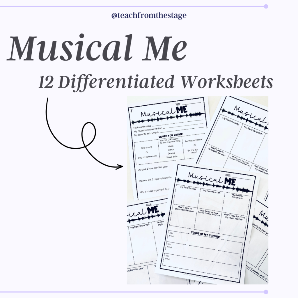 First Week of Music Class Ideas for Middle School