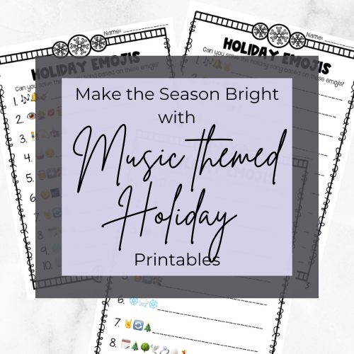 Make the Season Bright with Music-Themed Holiday Printables - Teach ...