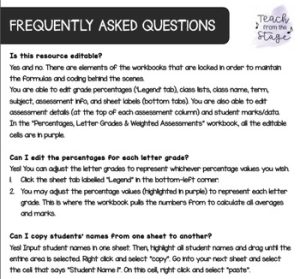 Digital Gradebook - Teach From The Stage