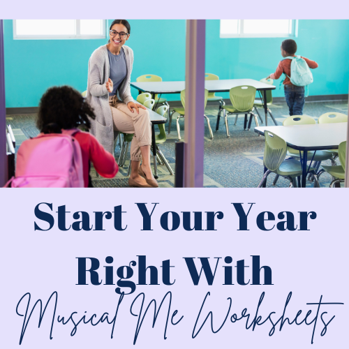 Start Your Year Right with 'Musical Me' Worksheets - Teach From The Stage