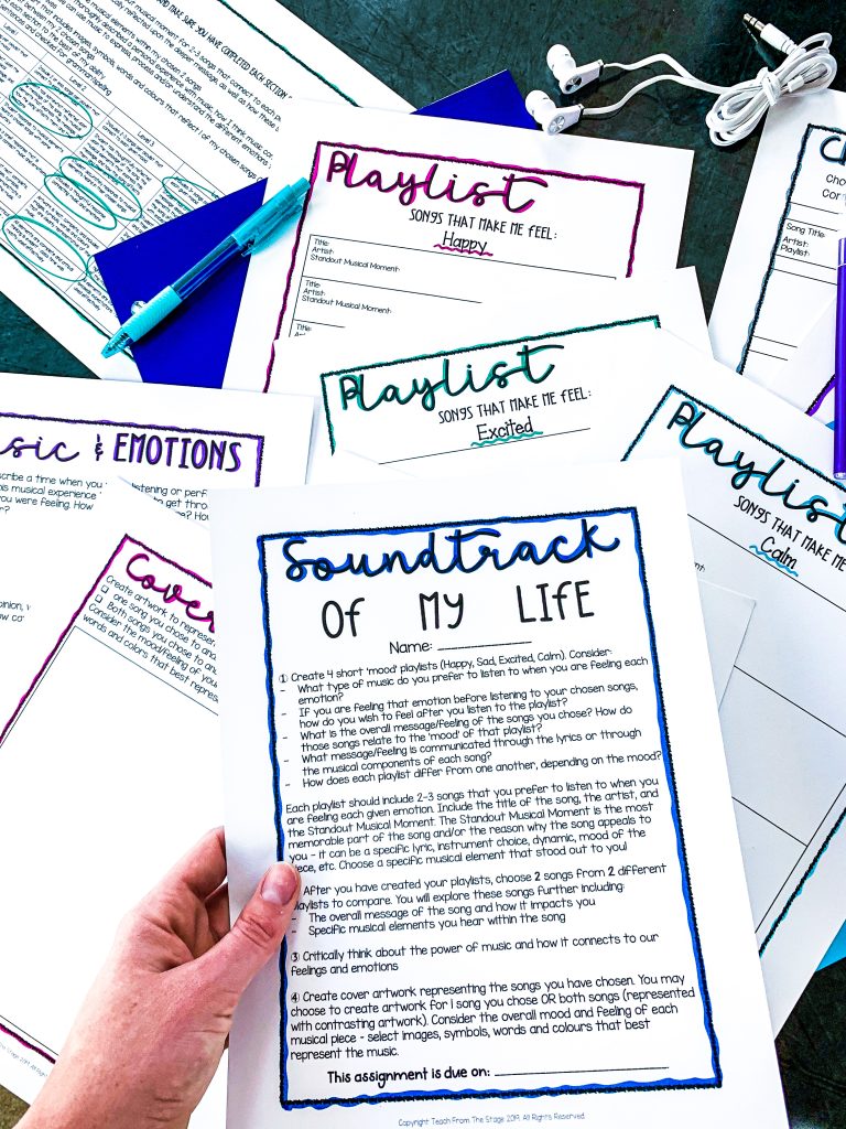 Bring Music to Life with the "Soundtrack of My Life" Project - Teach ...