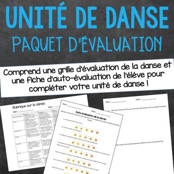 General Dance Rubric and Student Self-Assessment FRENCH VERSION - Teach ...