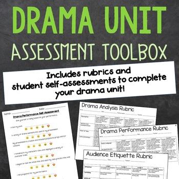 General Drama Unit Assessment Toolbox - Teach From The Stage