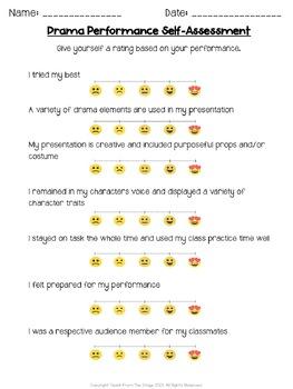 General Drama Unit Assessment Toolbox - Teach From The Stage