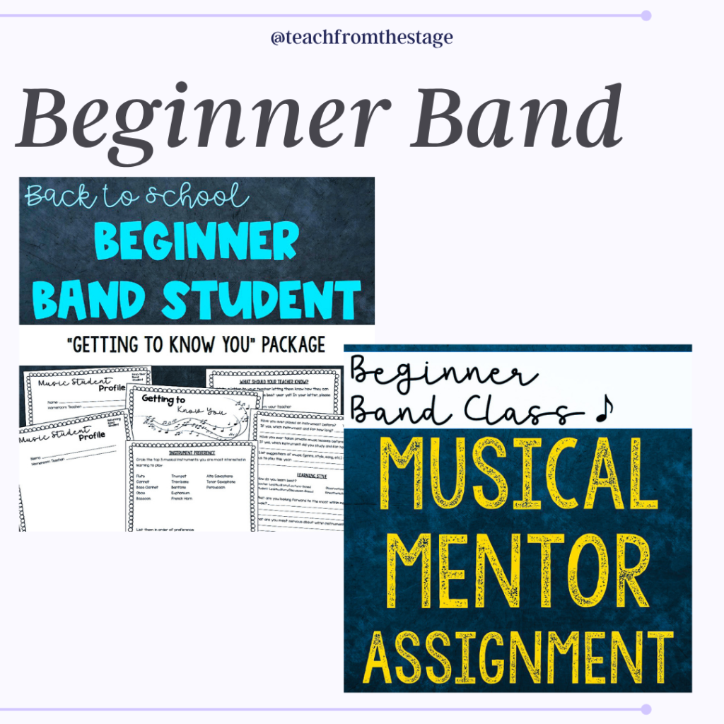 First Week of Music Class Ideas for Middle School