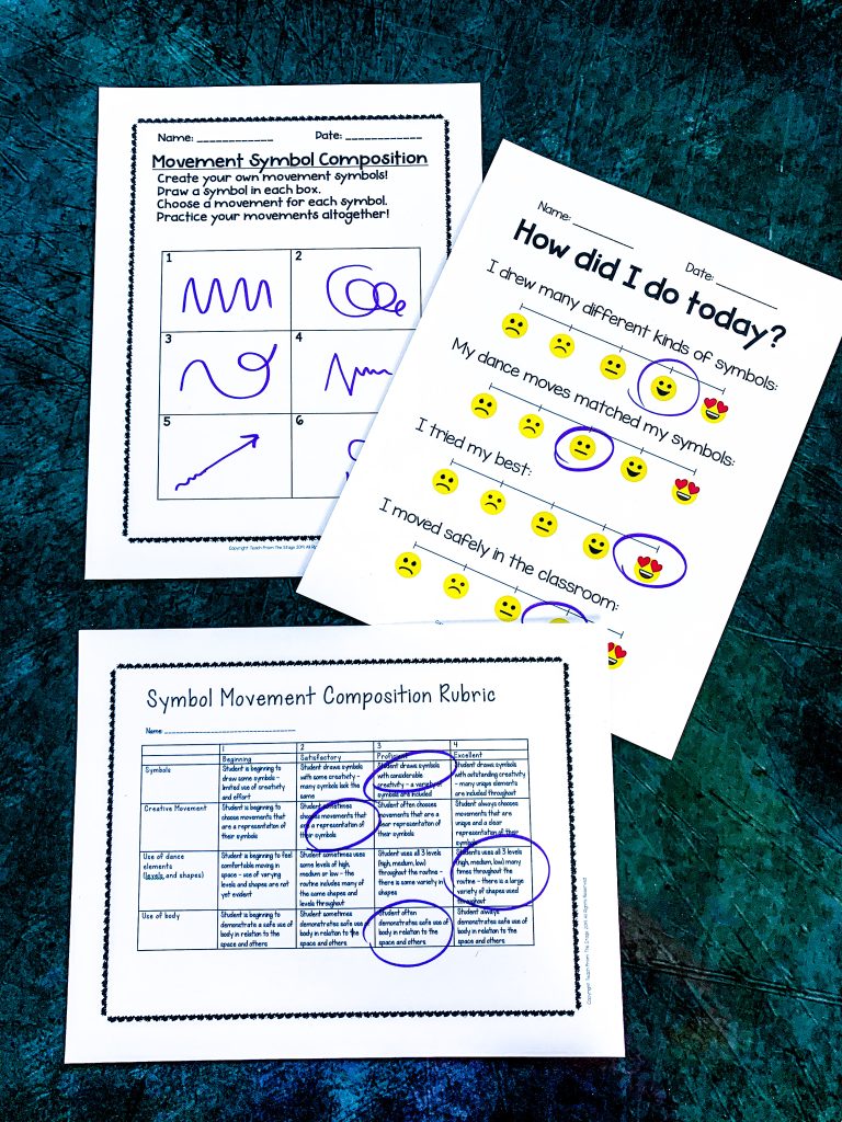 Dance Performance Rubric & Student Self-Assessment