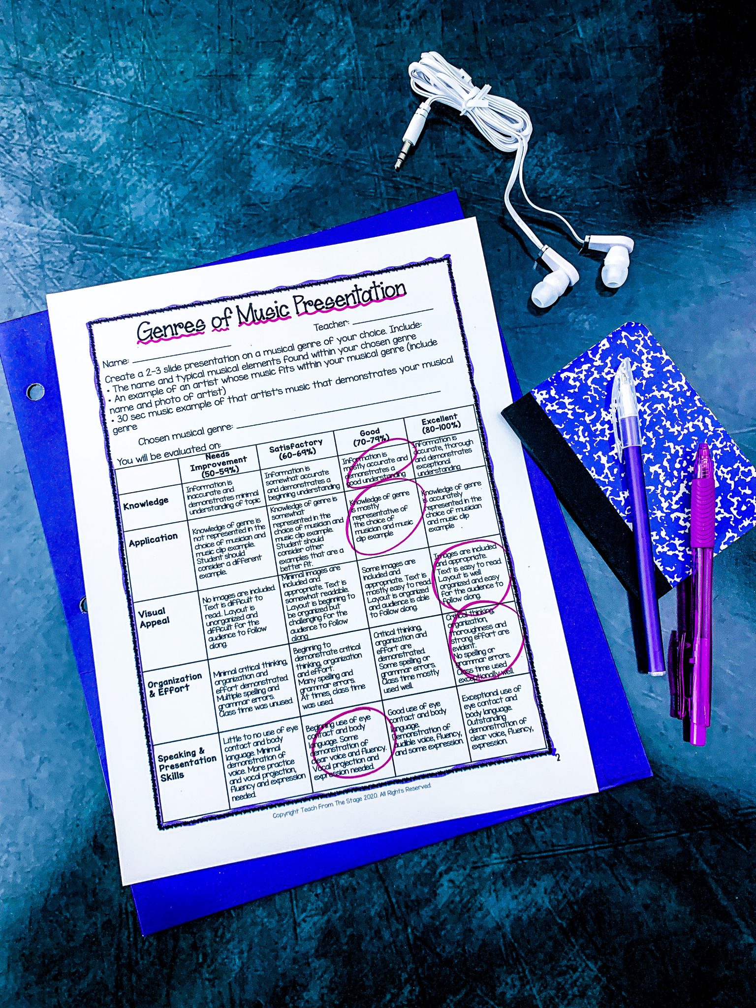 Genres of Music Lesson & Project – Engaging & Ready-to-Use!