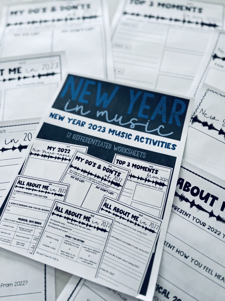 Start January Music Classes with Engaging and Reflective Activities