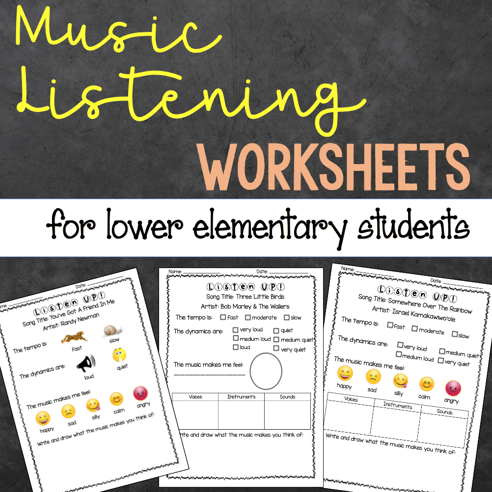 Listening Worksheets for Elementary Grades – Teacher-Approved!