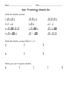 Music Rhythm Ear Training for Upper Elementary - Teach From The Stage