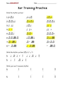 Music Rhythm Ear Training for Upper Elementary - Teach From The Stage