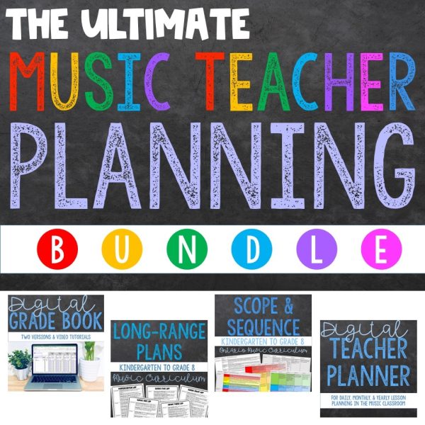 The Ultimate Music Teacher Planning Bundle - Teach From The Stage