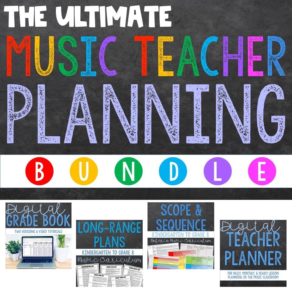 The Ultimate Music Teacher Planning Bundle - Teach From The Stage