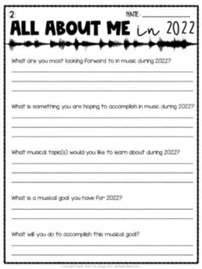 New Years 2025 in Music Class - Teach From The Stage