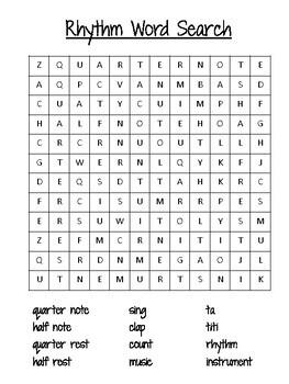 Winter Music Coloring Worksheet & Word Search - Teach From The Stage